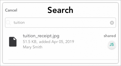 MyFiles | Parents - Mobile | OurFamilyWizard
